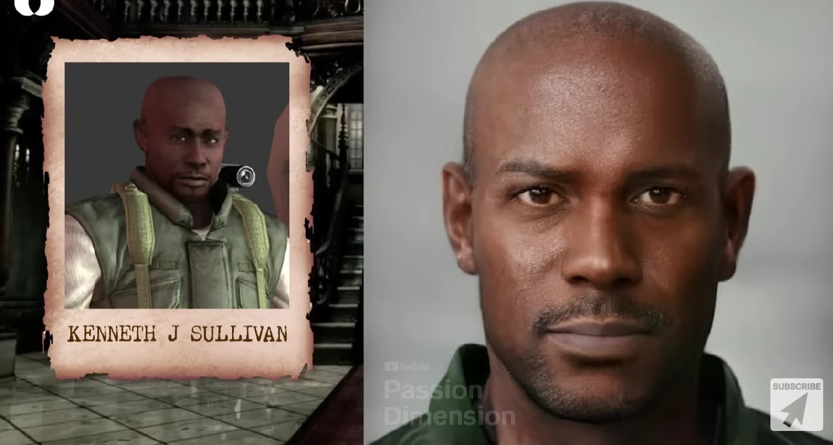 เมื่อ AI เผยหน้าจริงของ 23 ตัวละครดังใน Resident Evil หรือ Biohazard ...