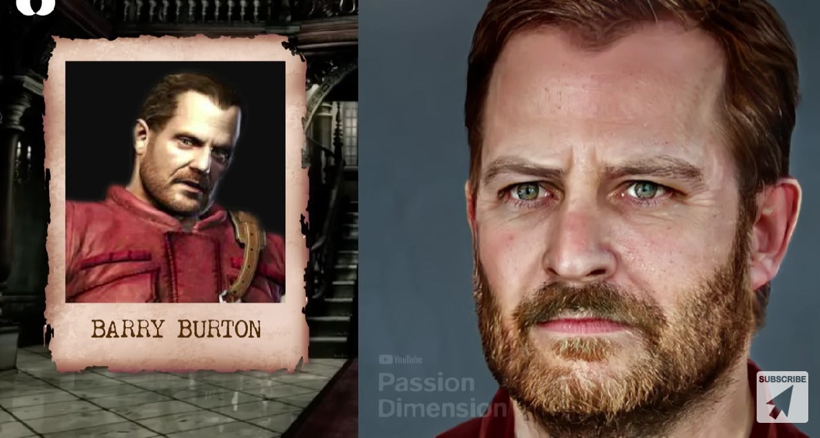 เมื่อ AI เผยหน้าจริงของ 23 ตัวละครดังใน Resident Evil หรือ Biohazard ...