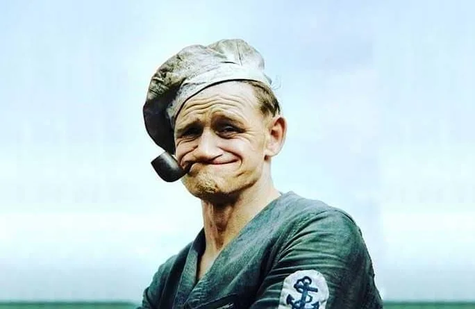 เผยโฉมหน้า "Frank Fiegel" ผู้เป็นต้นแบบตัวการ์ตูน "Popeye"