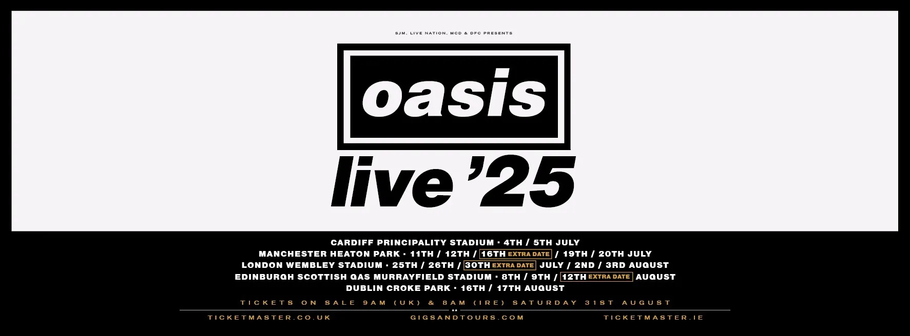 "Oasis" กลับมารวมวงอีกครั้งในรอบ 15 ปี พร้อมทัวร์คอนเสิร์ตปี 2025