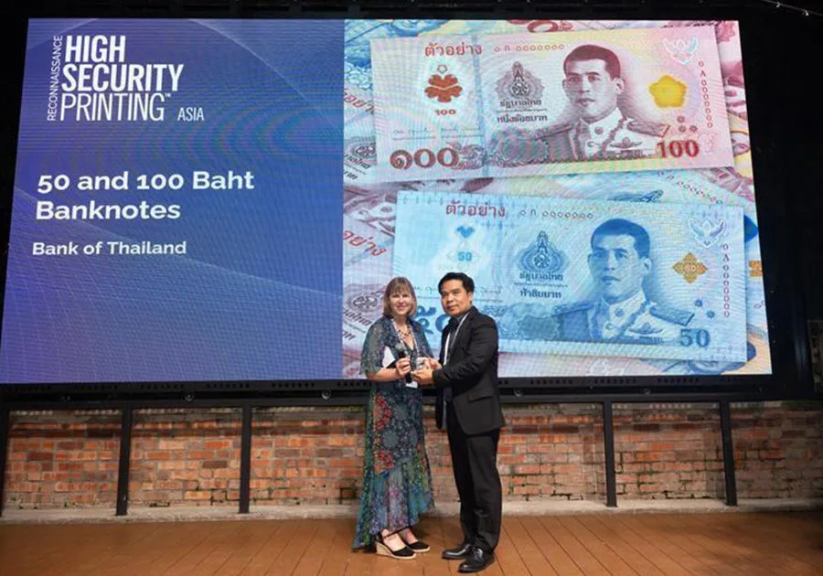 ธนบัตรพอลีเมอร์ของไทยคว้าแชมป์ "Best New Banknote 2025"